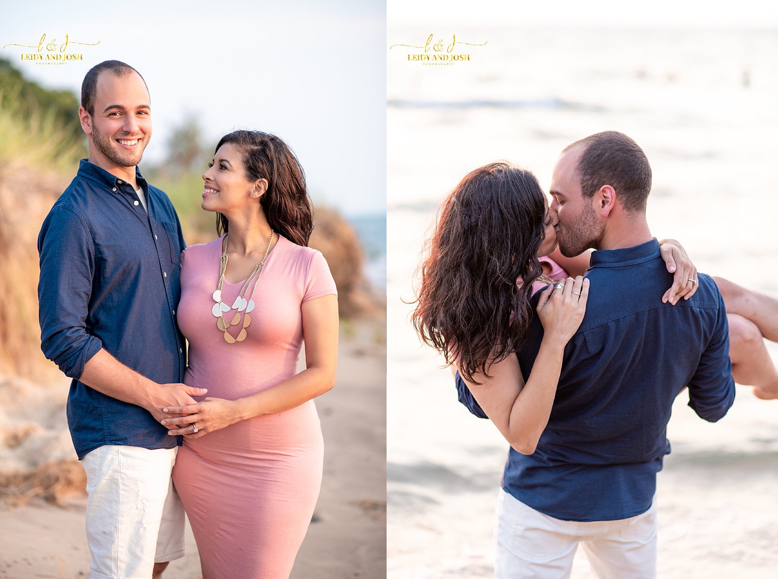 Riley Beach Summer Engagement - Grand Rapids Bridal Photographer