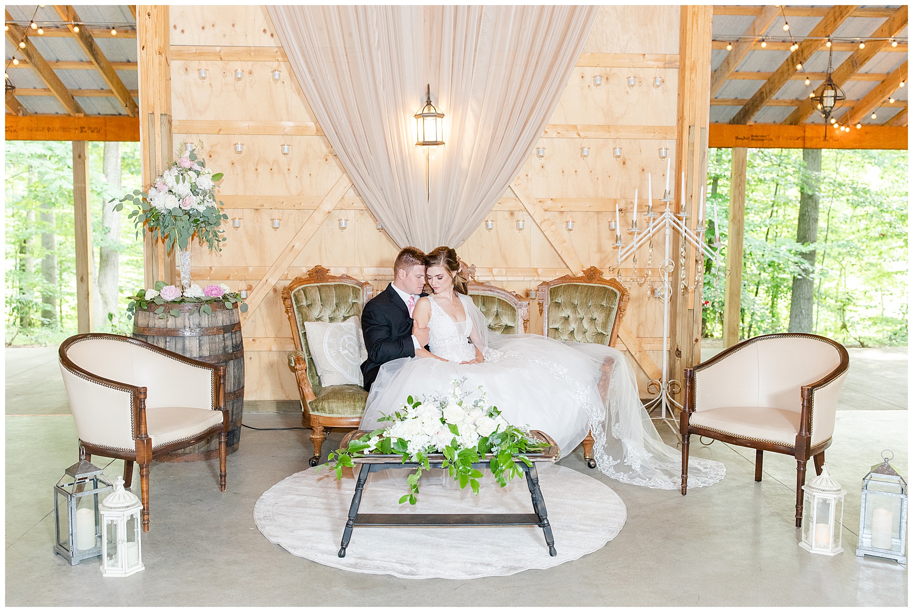 Whimsical Romantic Barn Wedding - The Fourniers